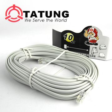 TATUNG 大同 電話變換延長線(10M)TBAV-C118 - PChome 24h購物