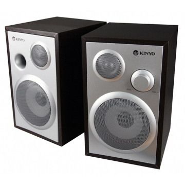 【KINYO】二件式全木質立體擴大音箱(KY-1008) - PChome 24h購物
