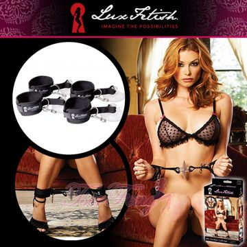 美國Lux Fetish-吸盤手腳束縛帶套裝 - PChome 24h購物