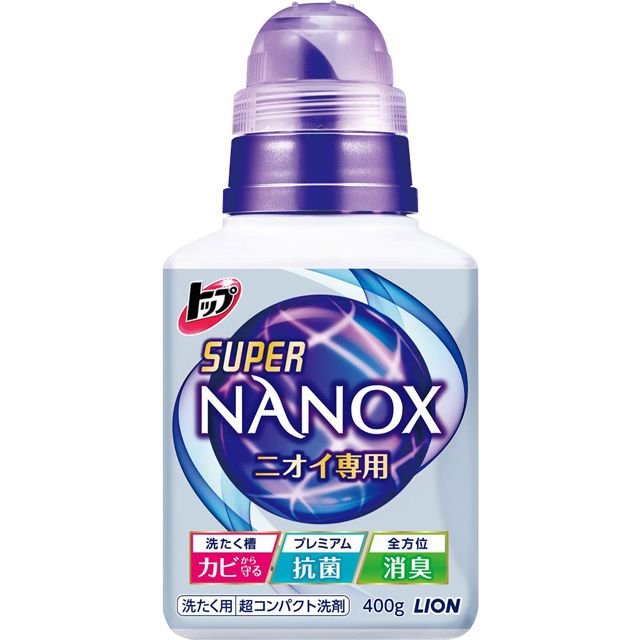 LION 日本獅王 【日本 獅王】Super Nanox超濃縮洗衣精400g - PChome 24h購物
