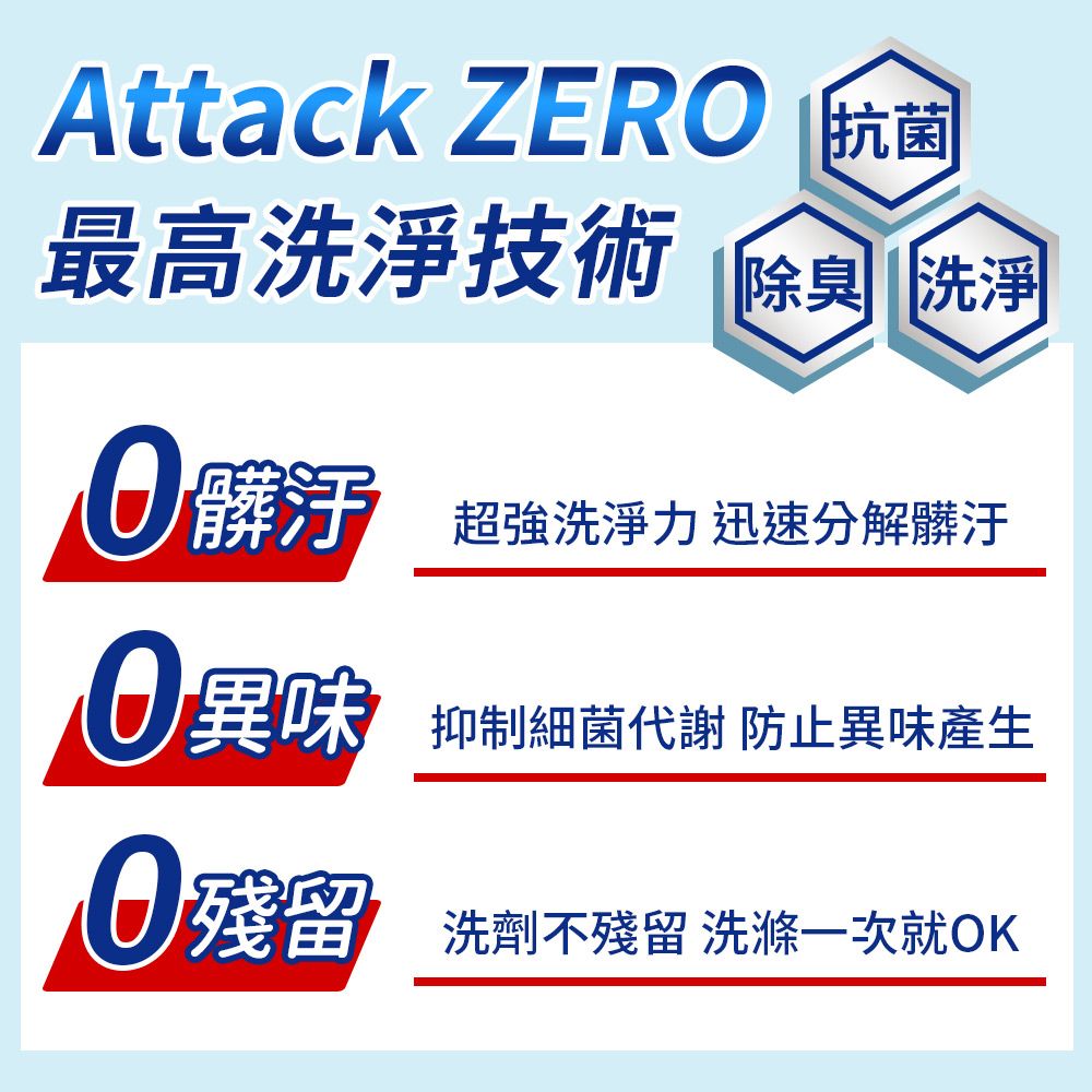 KAO 花王 Attack Zero洗衣精滾筒式專用-補充包810g - PChome 24h購物