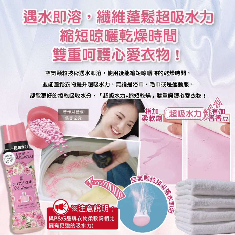 P&G 寶僑 日本Lenor蘭諾芳香寶石系列超吸水力衣物香氛豆420ml/瓶-古典玫瑰香(黑粉瓶)長效留香約12週香香豆 - PChome 24h購物