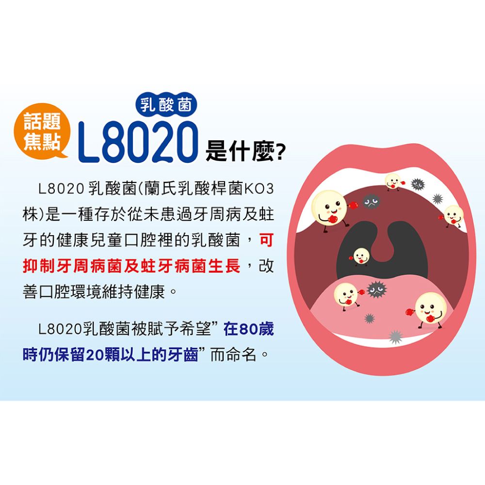 【樂可麗舒】L8020乳酸菌漱口水 (蘋果薄荷) 3入組(500ml/瓶) - PChome 24h購物