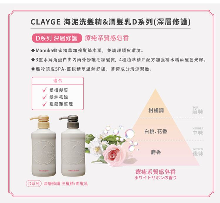 CLAYGE 海泥洗潤髮 S/D系列500mlx2 (即期良品/5款任選) - PChome 24h購物