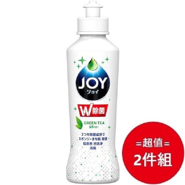 P&G 寶僑 日本JOY W雙效洗碗精170ml 綠茶 二入特惠組 - PChome 24h購物