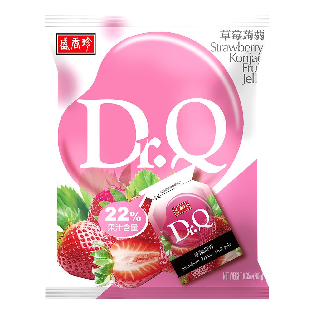 盛香珍 Dr. Q 草莓蒟蒻 265g(包) - PChome 24h購物