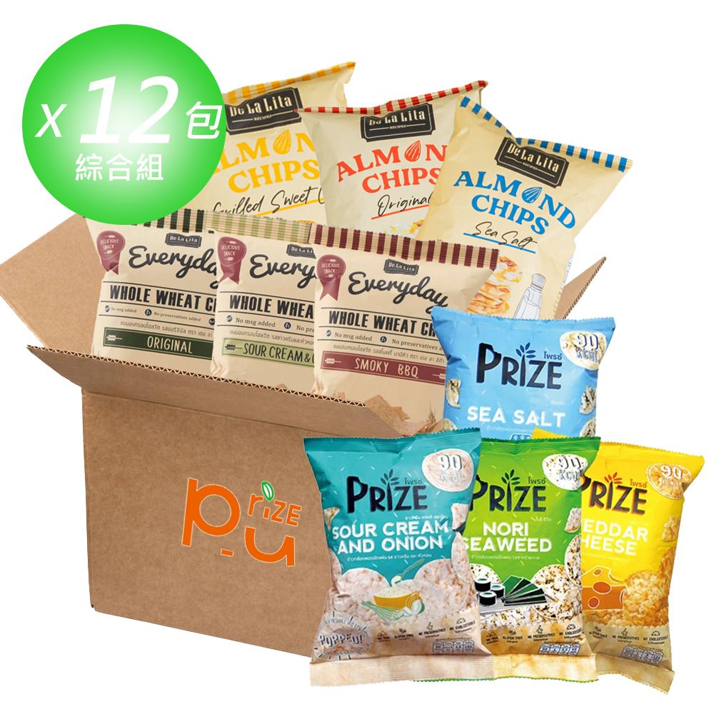 Prize 派姿 爆米片綜合組12入組 (25g/包) - PChome 24h購物