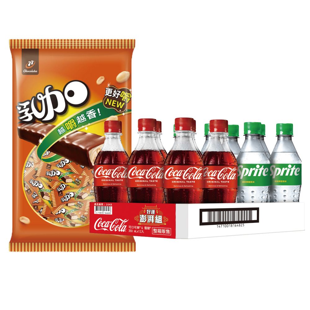 【77】乳加-迷你量販包-415G+可口可樂好運澎派組 - PChome 24h購物