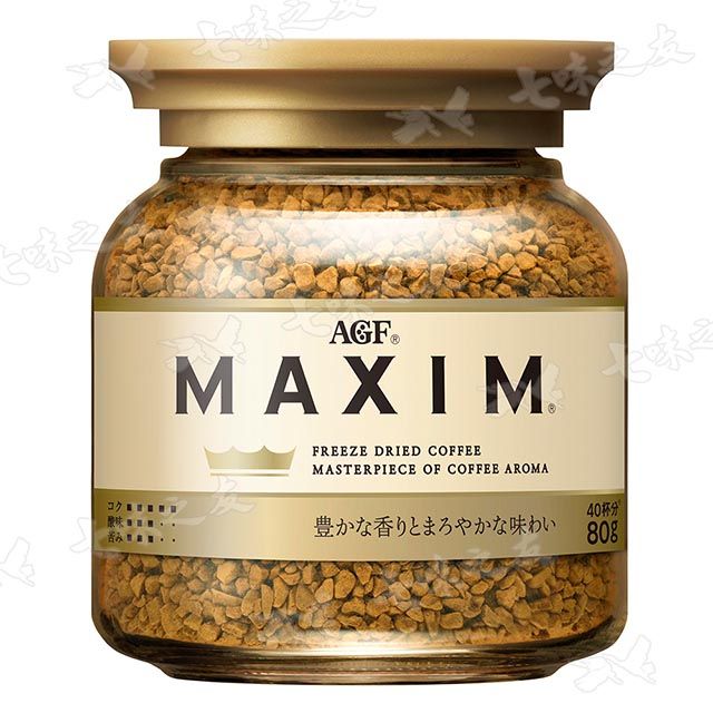 AGF MAXIM箴言即溶咖啡(瓶) 80g - PChome 24h購物