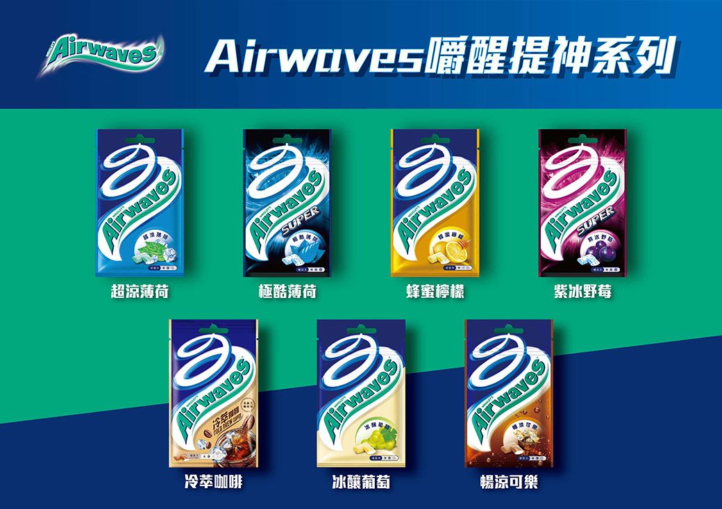 【Airwaves】超涼無糖口香糖 超涼薄荷 28g*5入 - PChome 24h購物