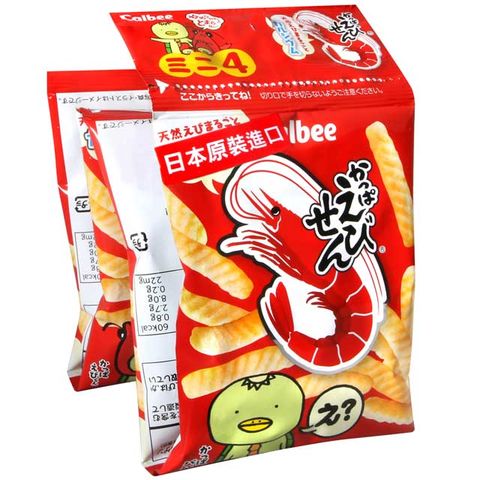Calbee 卡樂比蝦條四連餅 (48g) - PChome 24h購物