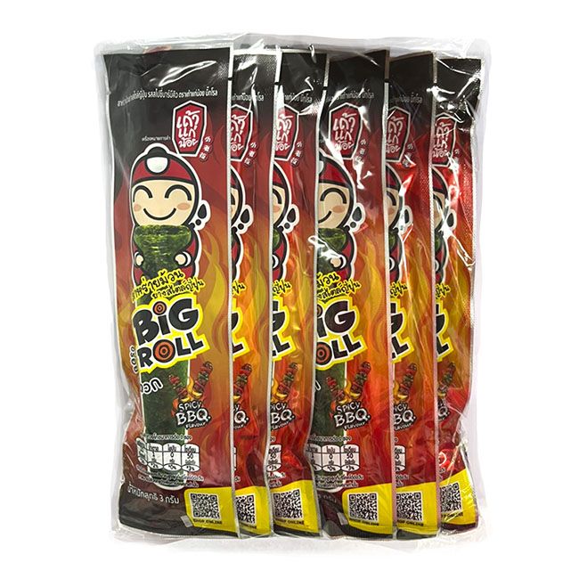泰國小老板 海苔捲.燒烤辣味30g(12入x2.5g) 棒棒捲 小老闆烤海苔 - PChome 24h購物