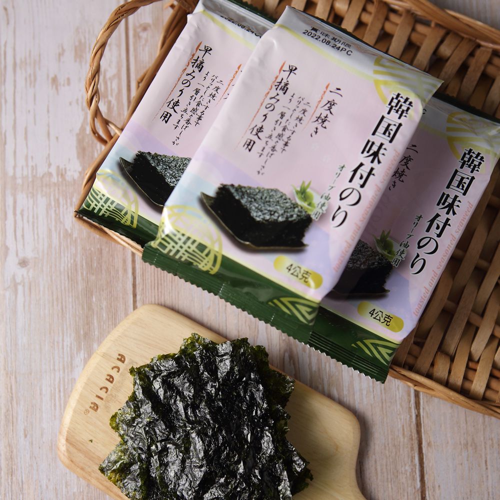 韓國味付海苔 4GX12 - PChome 24h購物