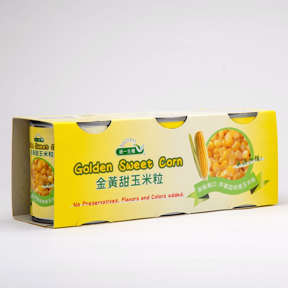統一生機 金黃甜玉米粒(190g/固形物150gx3罐) - PChome 24h購物