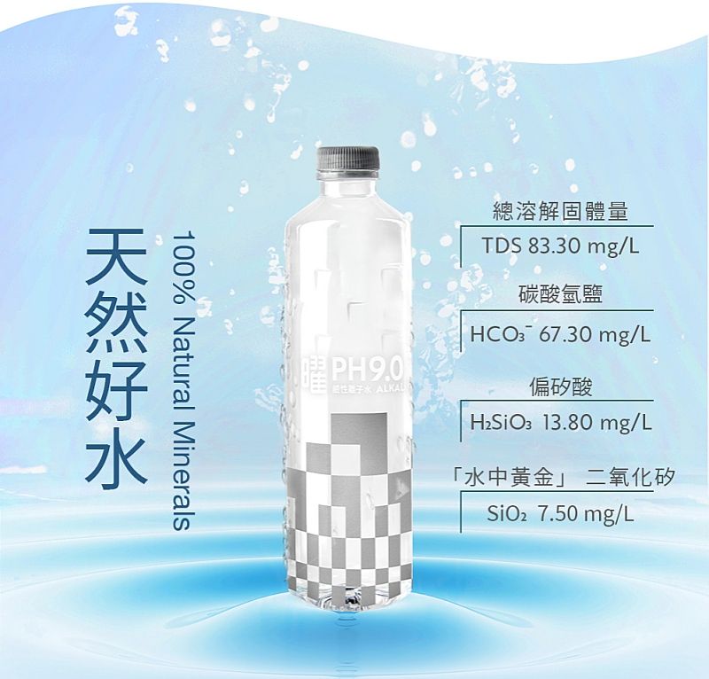 【NAYAQUA】曜 pH9.0鹼性離子水x2箱(600mlx24入/1500mlx12入)輕盈順滑, 尾韻回甘 - PChome 24h購物