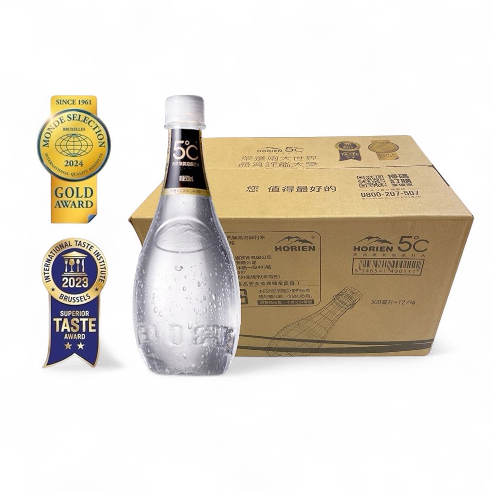 【海昌5℃】天然無氣泡蘇打水500MLx12入/箱 - PChome 24h購物