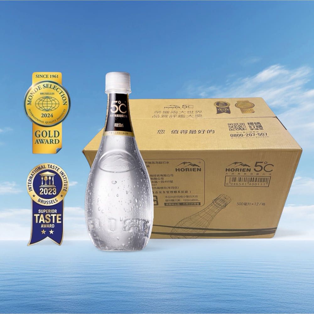 【海昌5℃】天然無氣泡蘇打水500MLx12入/箱 - PChome 24h購物