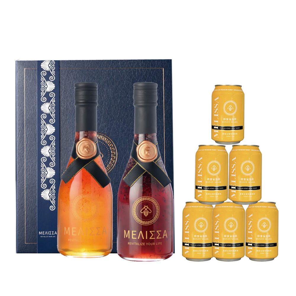 【Melissa】玫瑰420g+龍眼420g 2入蜂蜜禮盒(加送蜂蜜氣泡飲6入) - PChome 24h購物