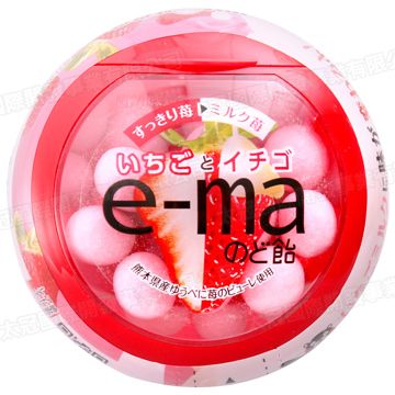 UHA味覺糖 e-ma草莓喉糖(盒裝) (33g) - PChome 24h購物