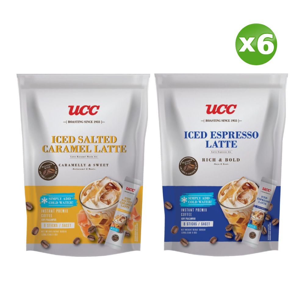 UCC 冷泡拿鐵(8入)(口味任選/袋)x6袋 - PChome 24h購物