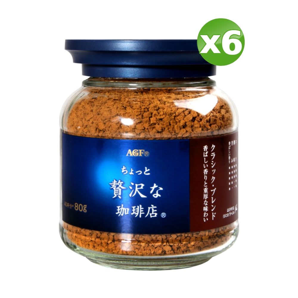 AGF 華麗醇厚咖啡 (80g)x6 - PChome 24h購物