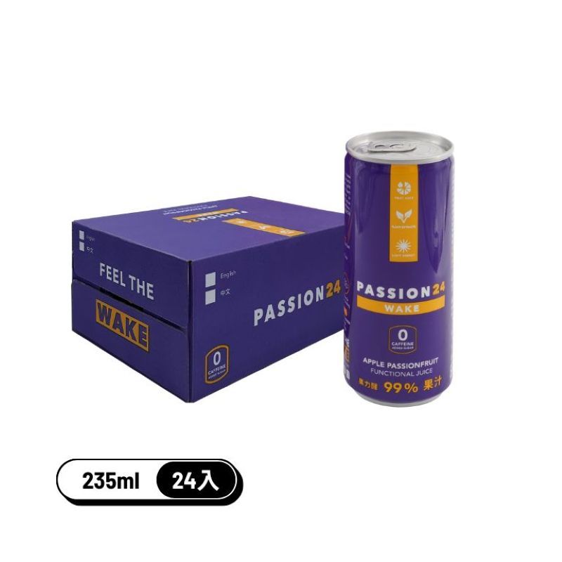 PASSION 24 果力醒 果力醒 元氣機能果汁飲 235ml/24入 - PChome 24h購物