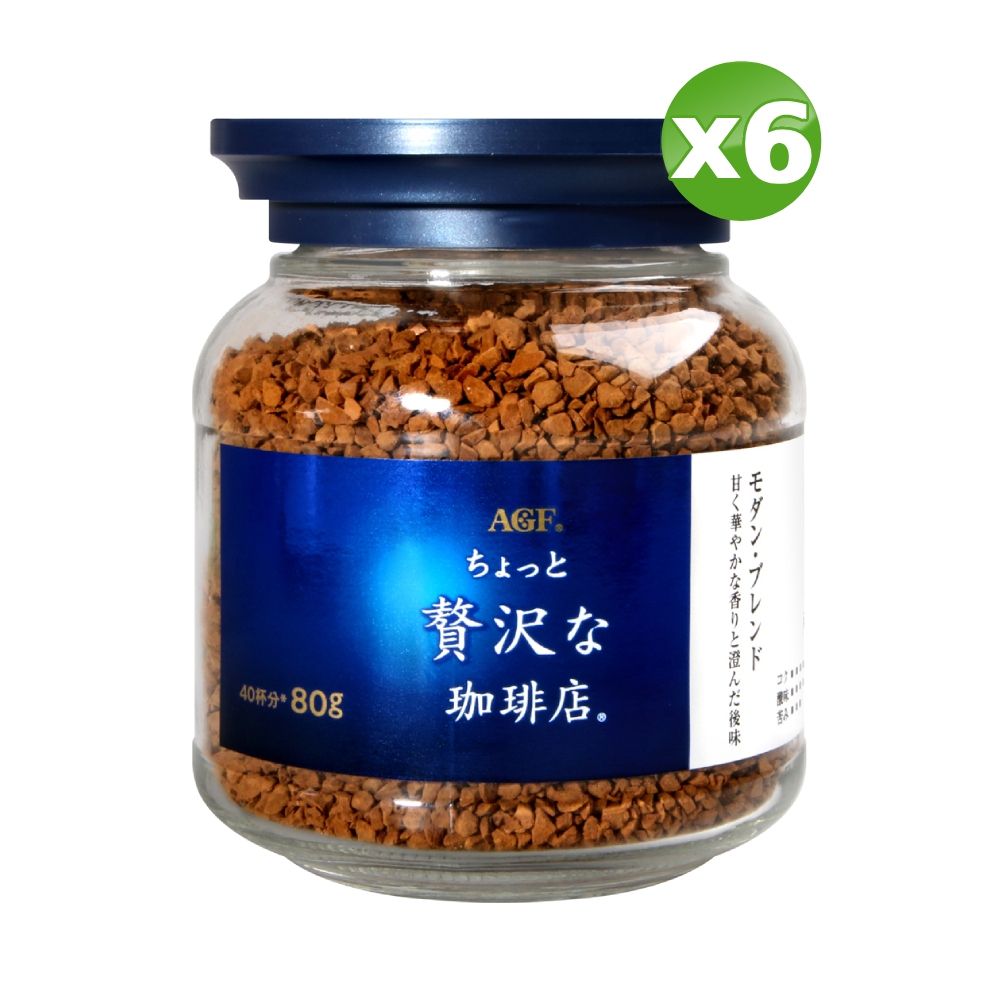 AGF 華麗柔順咖啡(80g)X6 - PChome 24h購物
