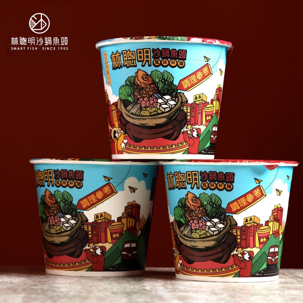 [林聰明沙鍋魚頭] 風味杯麵(12杯/箱) - PChome 24h購物