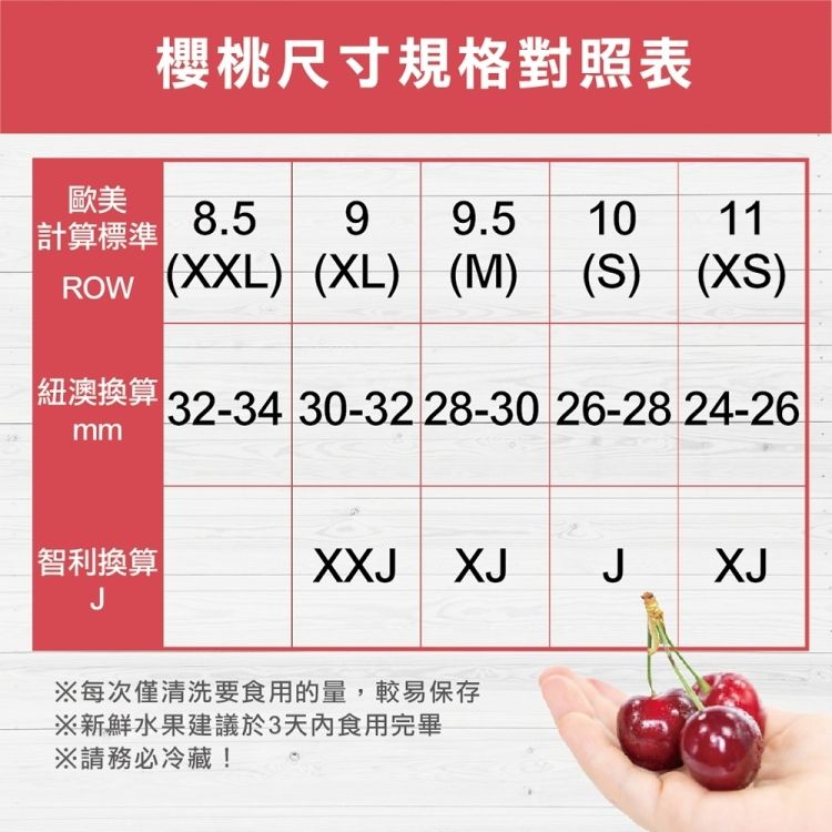 WANG蔬果 【贈原裝手提袋】美國華盛頓9.5R 櫻桃(2kg原裝盒) - PChome 24h購物