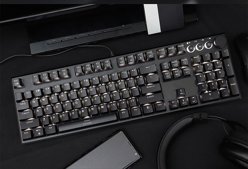 i-Rocks 艾芮克 irocks K74M 機械式鍵盤-熱插拔Gateron紅軸-黑色白光 - PChome 24h購物