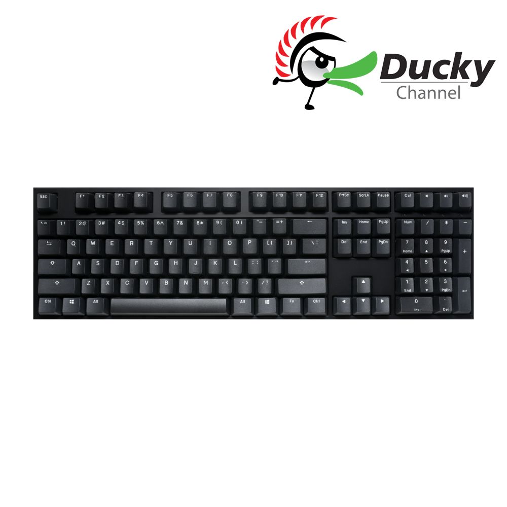 Ducky 創傑 Origin 100% 機械式鍵盤 (魅影黑 / Cherry軸 / PBT鍵帽 / 中文) - PChome 24h購物