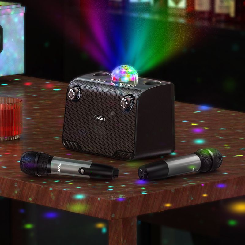 hoco. BS41 Plus 暖聲雙嘜K歌藍牙音箱 黑色 - PChome 24h購物