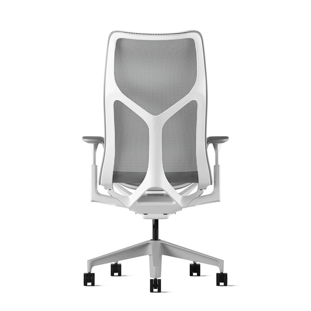 Herman Miller 【世代家具】 Cosm 人體工學椅 高背｜可調扶手｜白框灰網｜原廠授權代理商 Pchome 24h購物