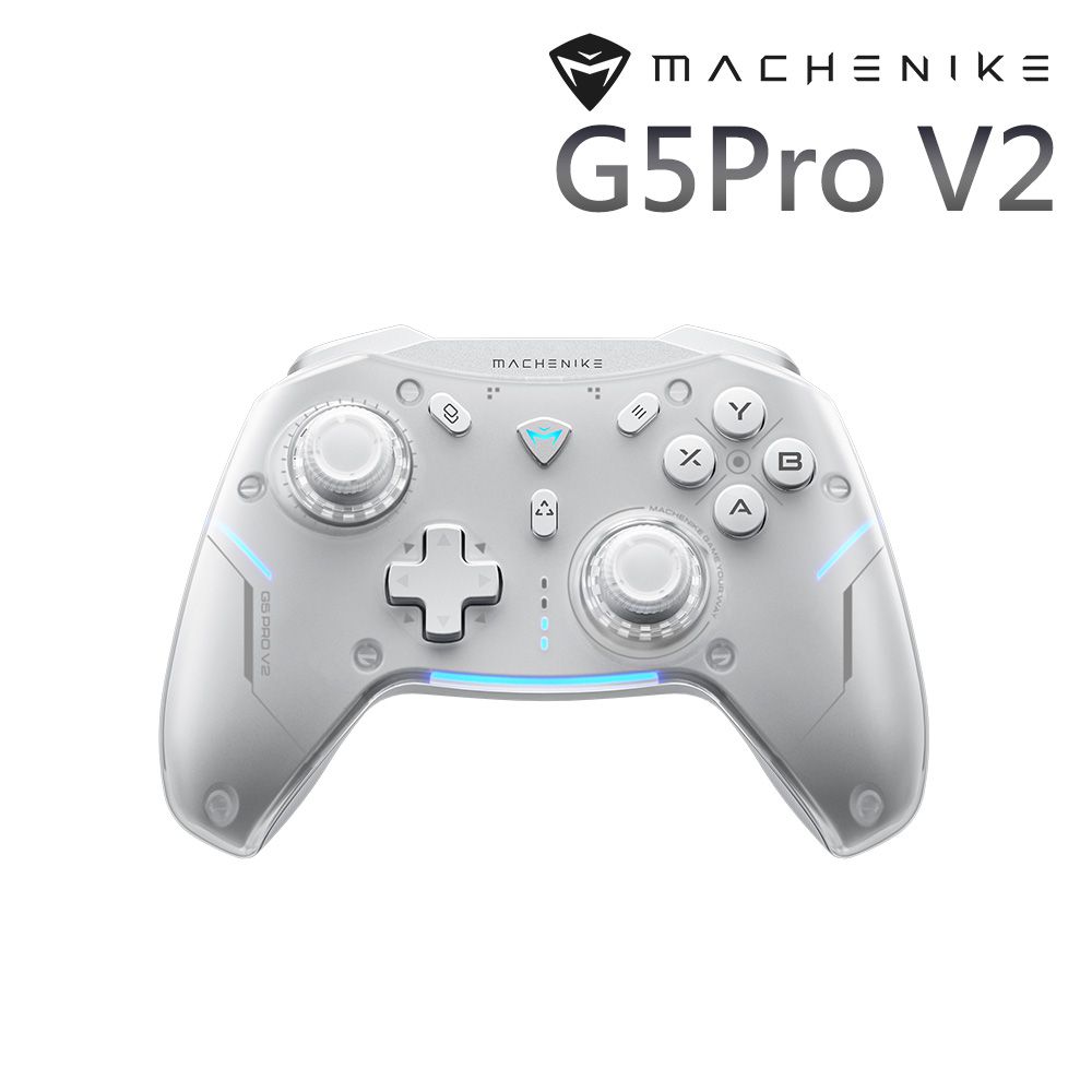 MACHENIKE G5Pro V2 RGB三模無線遊戲搖桿-白色標準版 - PChome 24h購物