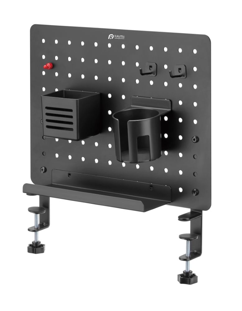 Raymii 瑞米 LSA-33 夾桌式 洞洞板 收納立架 黑色 - PChome 24h購物
