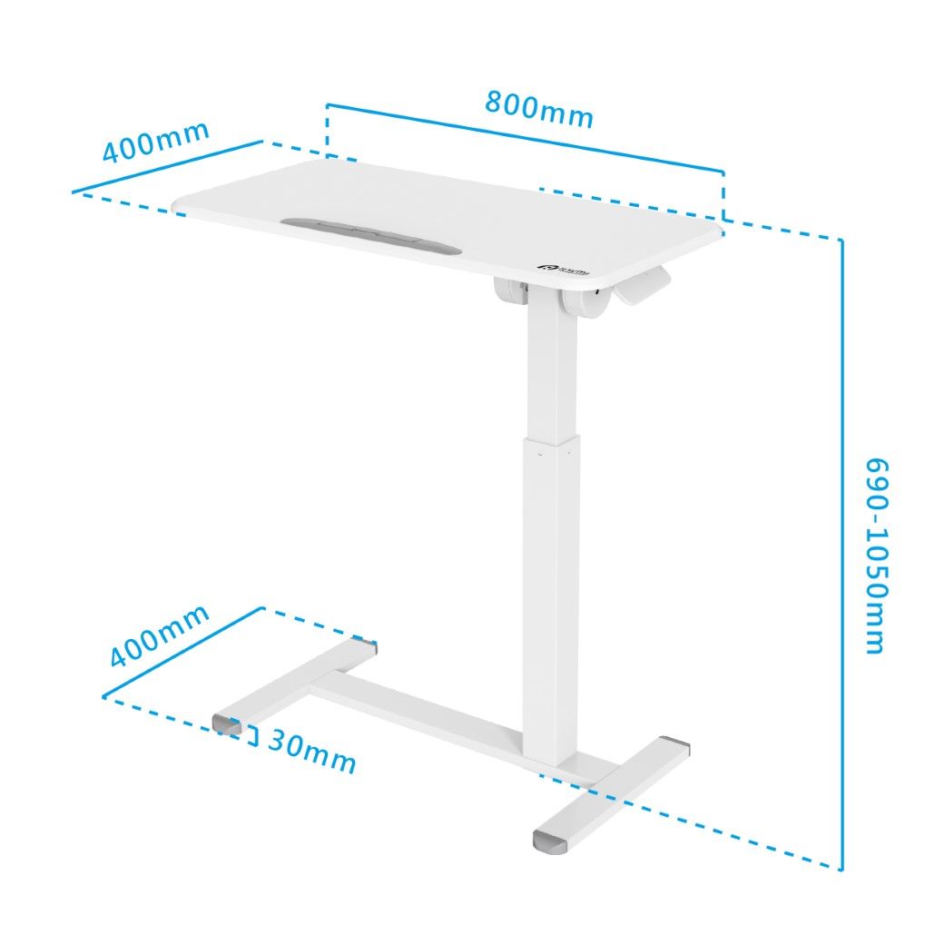 Raymii 瑞米 桌面可傾斜翻轉 氣壓式升降 隱藏腳輪 VN-23 氣壓式時尚移動升降桌 辦公桌 - PChome 24h購物