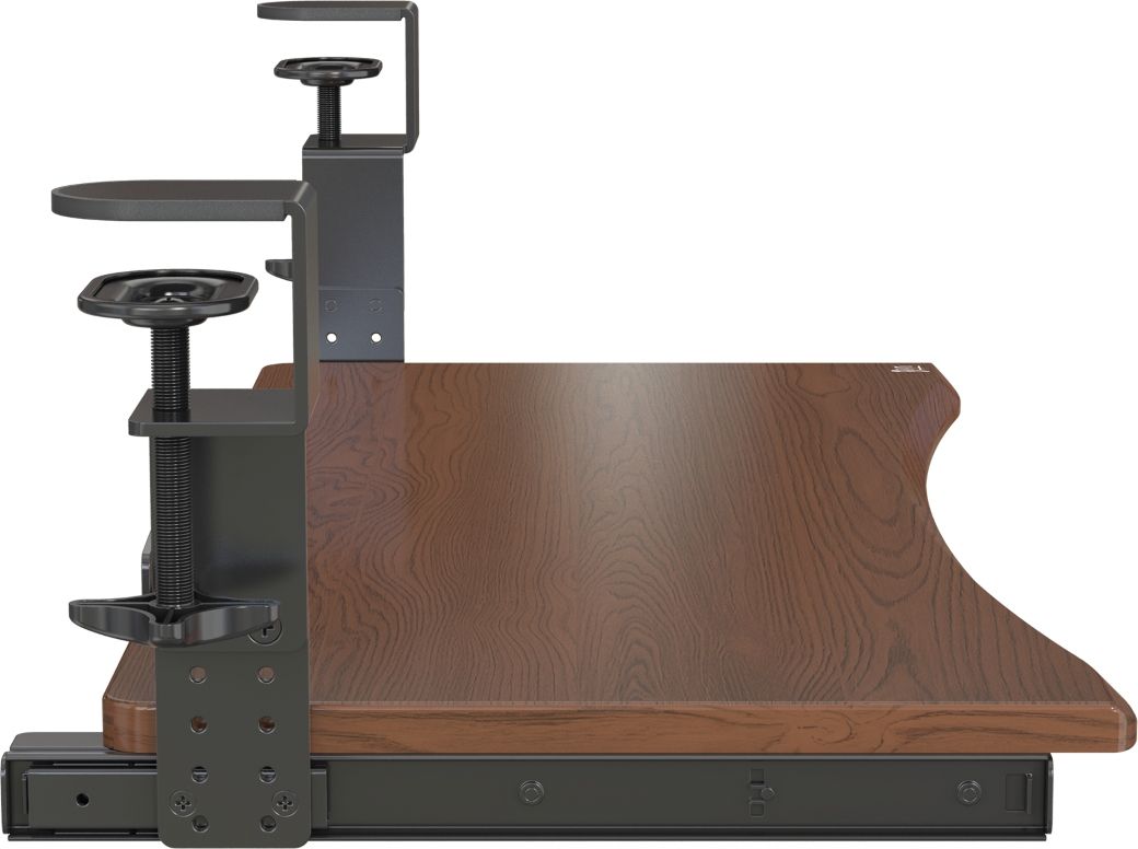 Raymii 瑞米 OA-11 五段高度調整夾桌式電腦鍵盤托架 圓弧形 鍵盤收納架 鍵盤收納抽屜 - PChome 24h購物