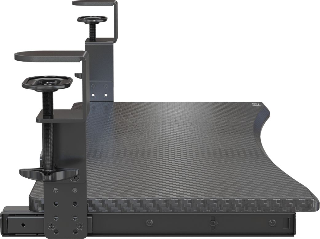 Raymii 瑞米 OA-11 五段高度調整夾桌式電腦鍵盤托架 圓弧形 鍵盤收納架 鍵盤收納抽屜 - PChome 24h購物