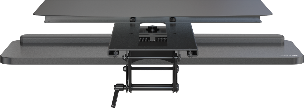 Raymii 瑞米 OA-12 可升降傾斜旋轉鍵盤托架 轉角可用 鍵盤收納架 鍵盤收納抽屜 - PChome 24h購物