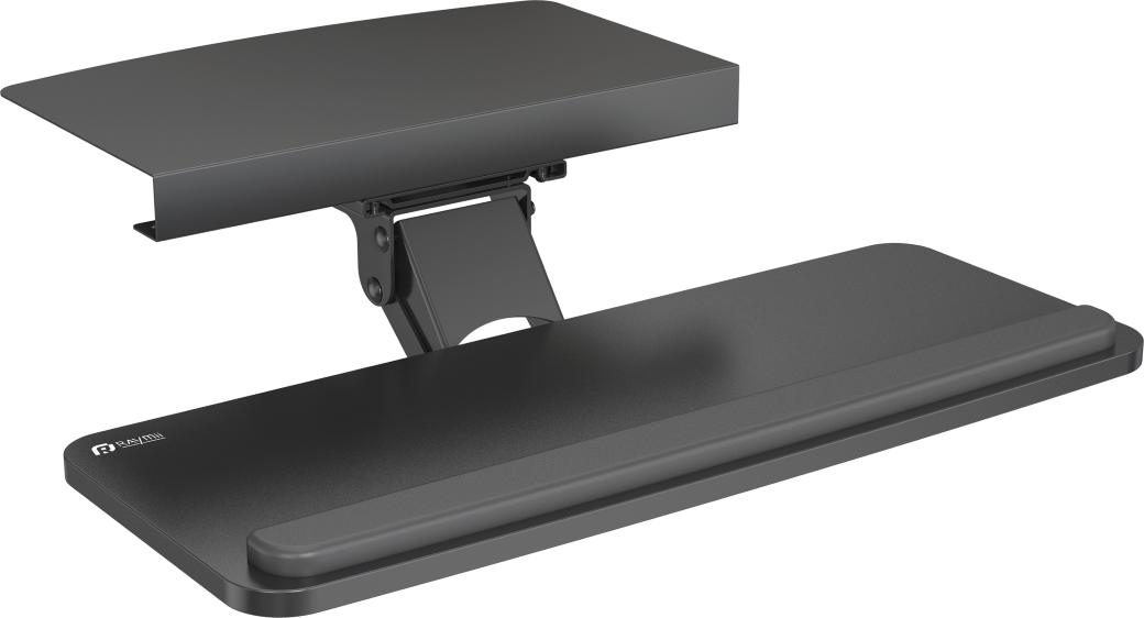 Raymii 瑞米 OA-12 可升降傾斜旋轉鍵盤托架 轉角可用 鍵盤收納架 鍵盤收納抽屜 - PChome 24h購物