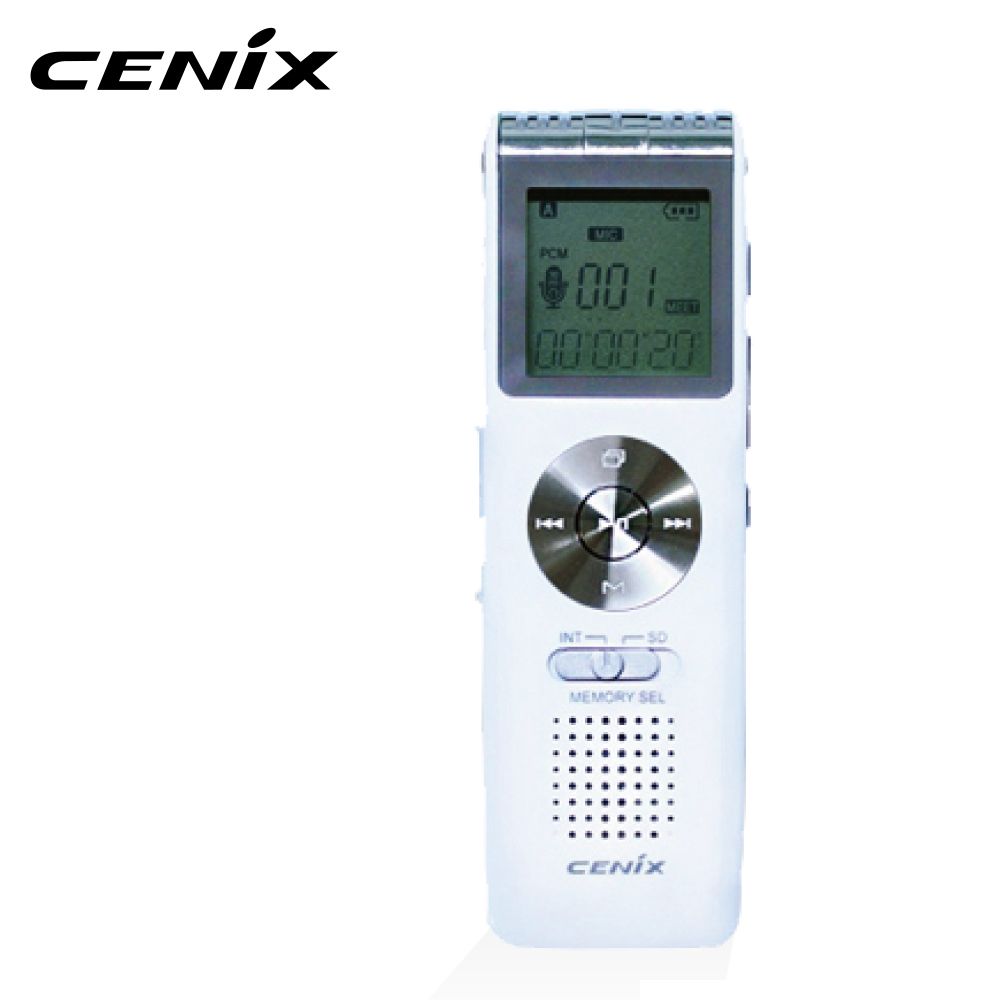 CENIX 4G 數位錄音筆 VR-S905 白銀色 - PChome 24h購物