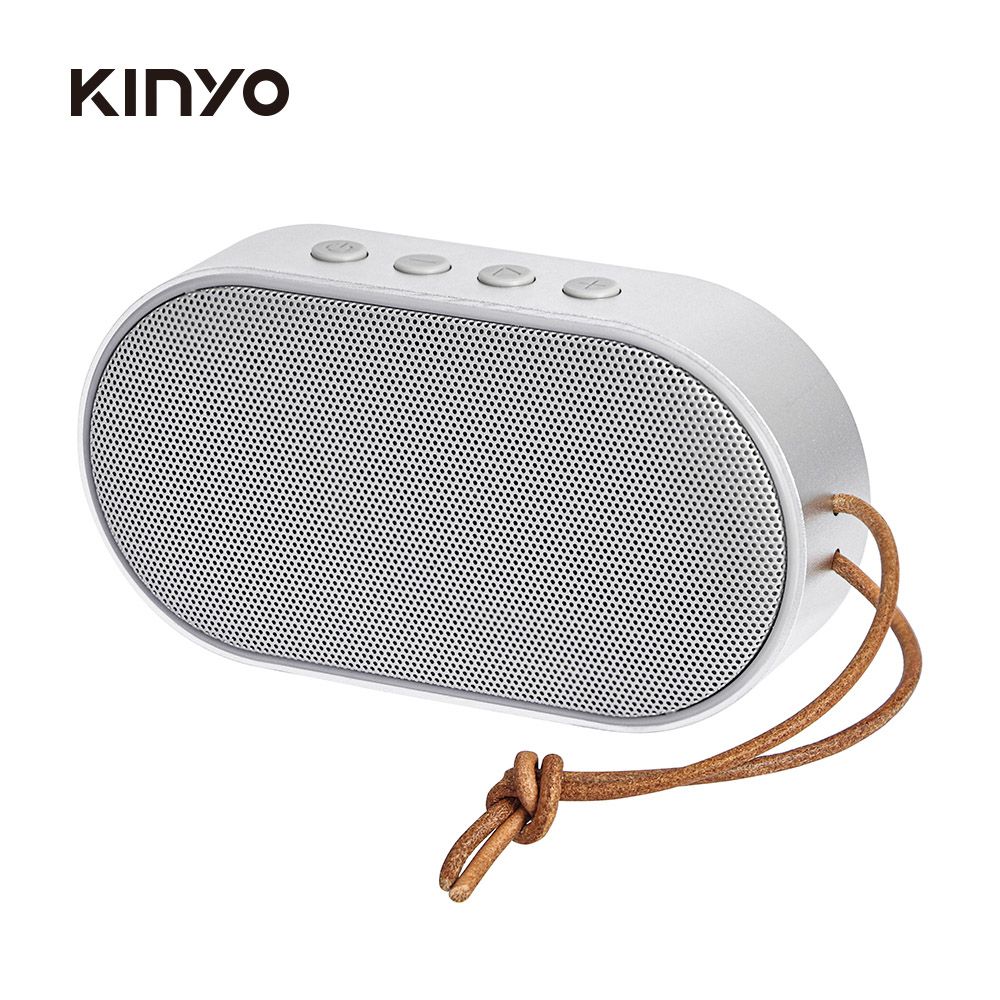 KINYO BTS-732S 繽紛隨行藍牙喇叭 銀色 - PChome 24h購物