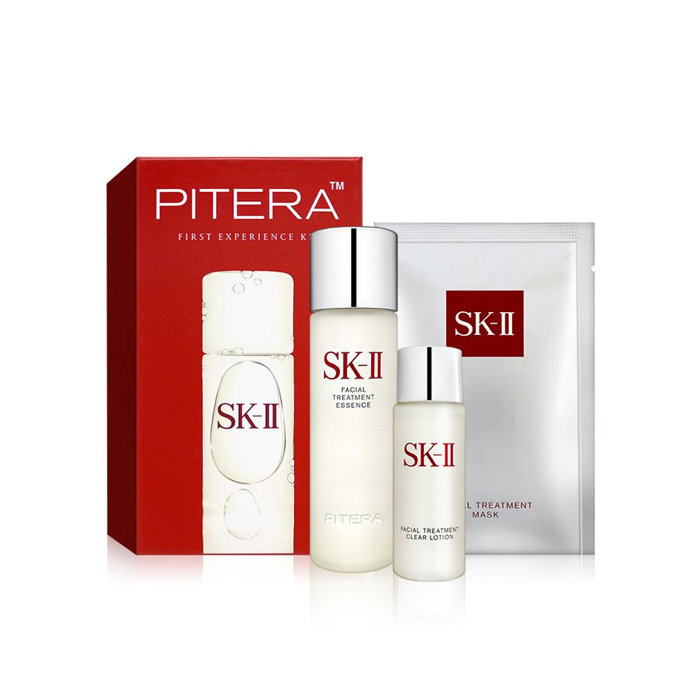 SK-II SKII Pitera精華體驗組3入(亮采化粧水30ml+青春露75ml+青春敷面膜1片) - PChome 24h購物