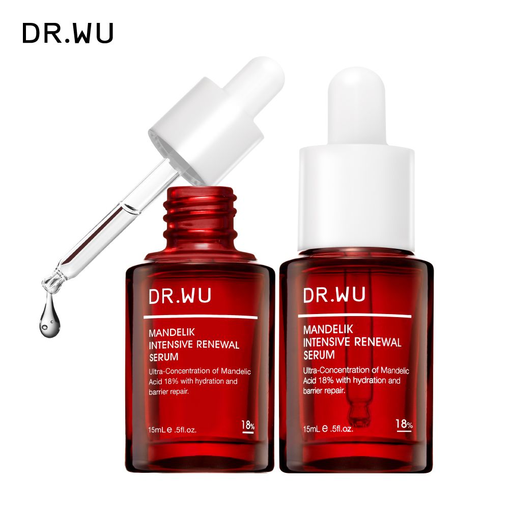 DR.WU 達爾膚 杏仁酸亮白煥膚精華18%15ML(小紅瓶) 2入組 - PChome 24h購物