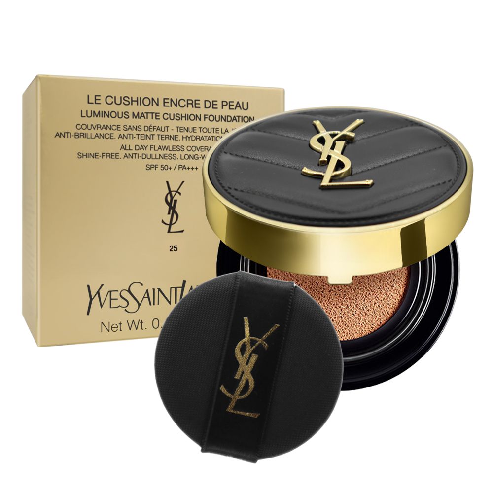 YSL 聖羅蘭 恆久完美霧光氣墊粉餅 14g #B25 - PChome 24h購物