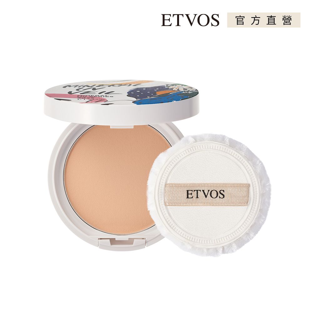ETVOS 舞伶礦物防曬蜜粉餅SPF45 PA+++ (7g) (附專用粉撲) - PChome 24h購物