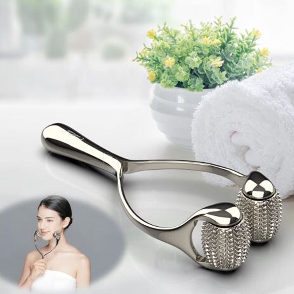 NEEDS 日本 Cellsh 臉部緊實滾輪按摩器(微針滾輪、小V臉按摩滾輪、臉部按摩器) - PChome 24h購物