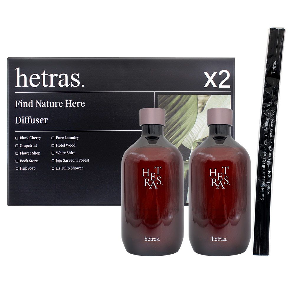 HETRAS 首席調香師擴香500mlx2入(質感禮盒包裝) - PChome 24h購物