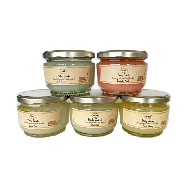 SABON 身體磨砂膏 320g (經典PLV/綠玫瑰/麝香/香蘋薰衣草/茉莉/西西里柑橘/玫瑰茶語/白茶) - PChome 24h購物
