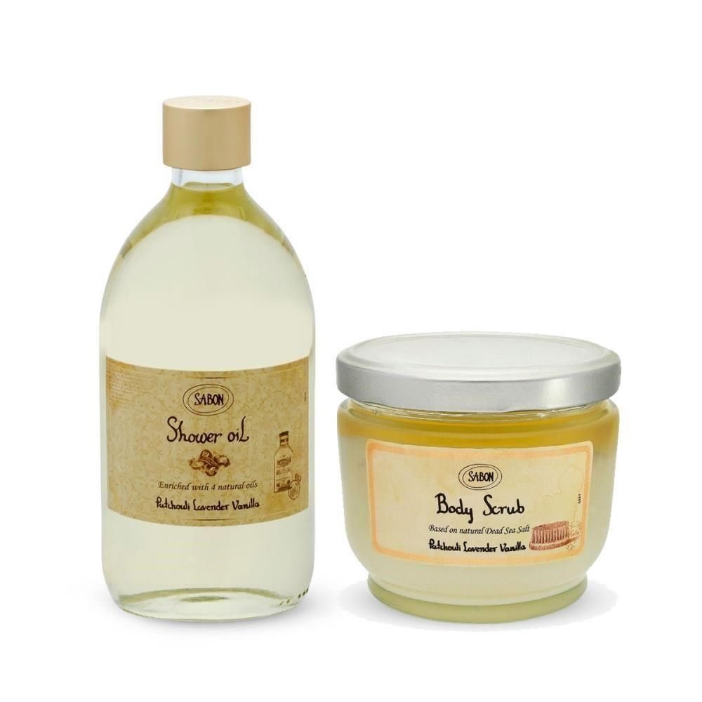 SABON 【南紡購物中心】 經典PLV沐浴組磨砂膏 600g + 沐浴油 500ml - PChome 24h購物